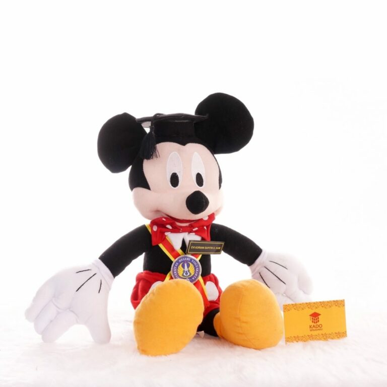 Jual Boneka Wisuda Mickey Mouse - Kado Wisudaku