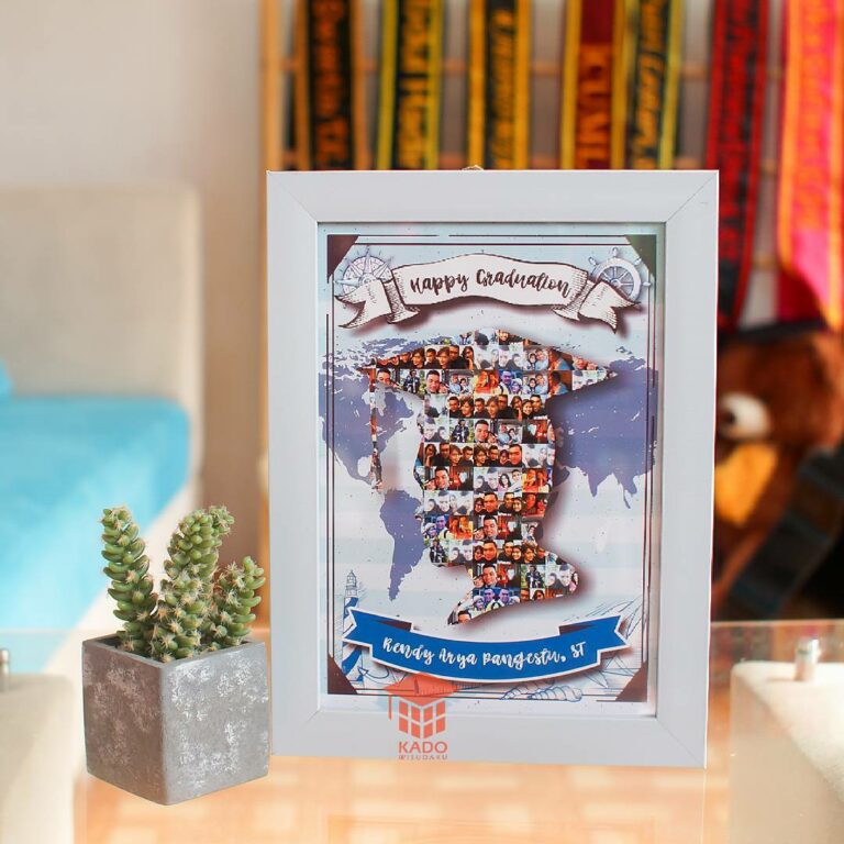 Jual Hadiah Wisuda Frame Foto Mozaik - Kado Wisudaku