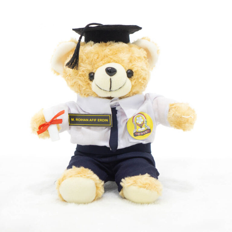 Jual Boneka Teddy Bear SMP Cowok - Kado Wisudaku