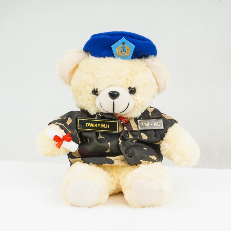 Jual Boneka Profesi TNI Tentara Teddy Bear - Kado Wisudaku