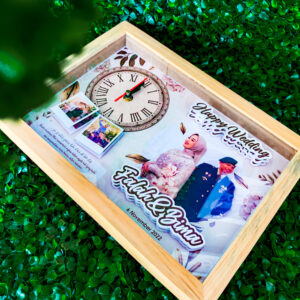 Jam Frame A4 Kado Pernikahan Vintage