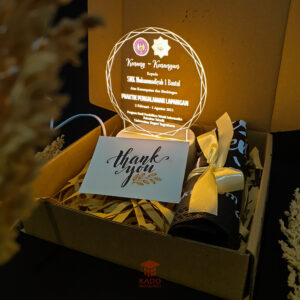 LED Akrilik Cutting Custom Ucapan Terima Kasih KKN