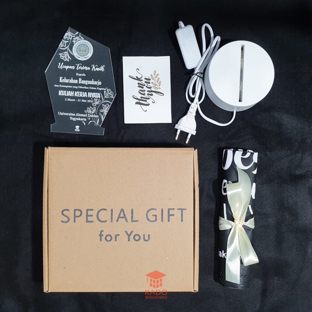 LED Akrilik Cutting Custom Ucapan Terima Kasih KKN