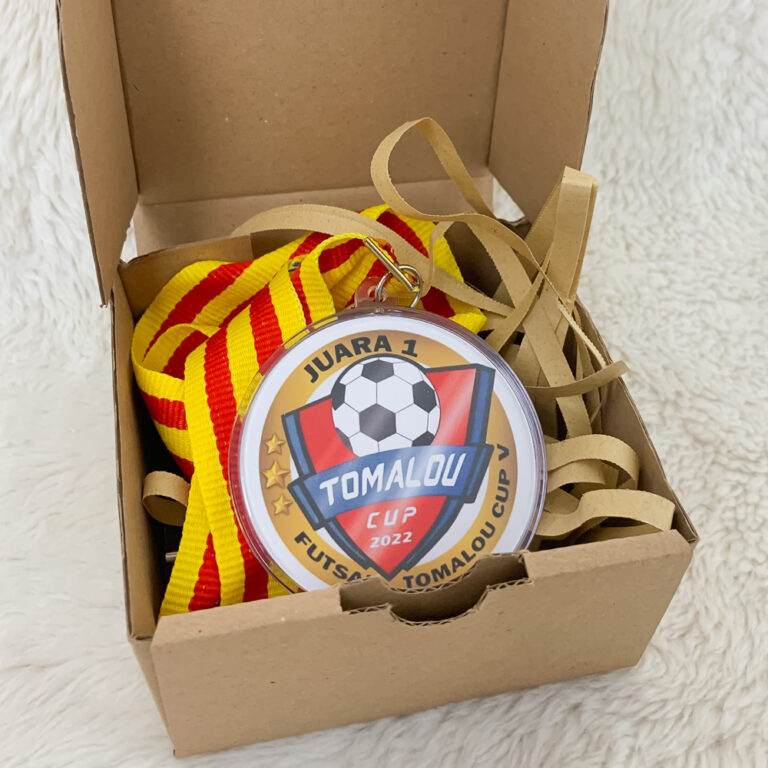 Medali Hadiah Lomba + Box - Kado Wisudaku